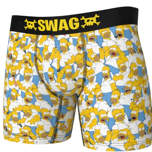 swag | Underwear & Socks | Swag The Simpsons Boxers Homer Sz Medium Nwt ...